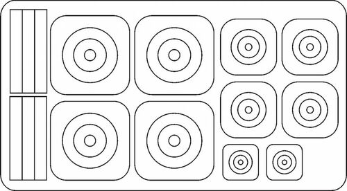 ARTILLERY Models 72004 Roundels (for PZL P24g Greek service)