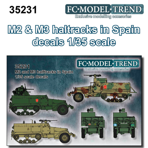 FC ModelTrend 35231 M2 and M3 halftrack sin Spain