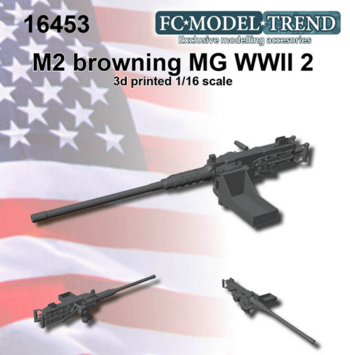 FC ModelTrend 16453 M2 Browning heavy machine gun, WWII