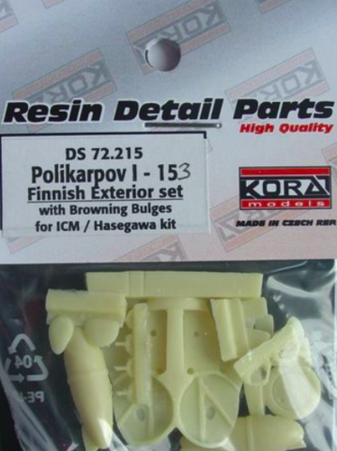 Kora Models DS72215 Polikarpov I-153 Finnish exterior set