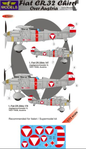 LF Models C72227 FIAT CR.32 over Austria