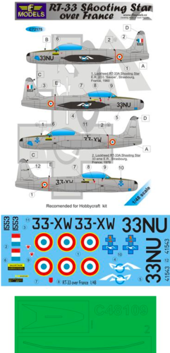 LF Models C48109 RT-33 Shooting Star over France