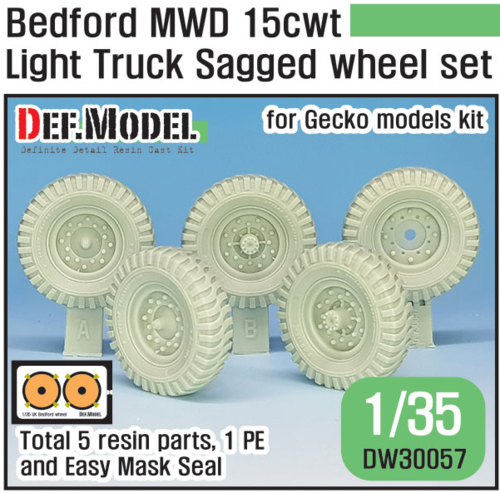 DEF Model DW30057 British Bedford MWD Light Truck Wheel set
