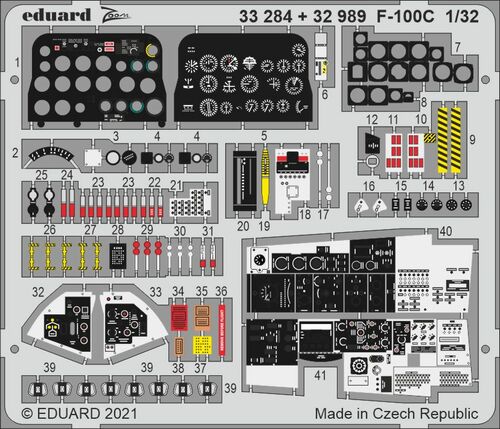 Eduard 33284 F-100C Trumpeter