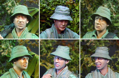 Callsign Models 35025 Australian Heads Vietnam - Bush Hats