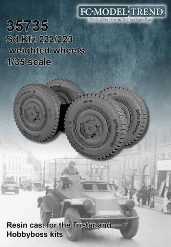 FC ModelTrend 35735 Sd.Kfz. 221/222/223 weighted wheels