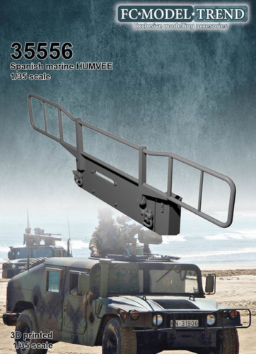 FC ModelTrend 35556 Spanish marine HUMMER bumper
