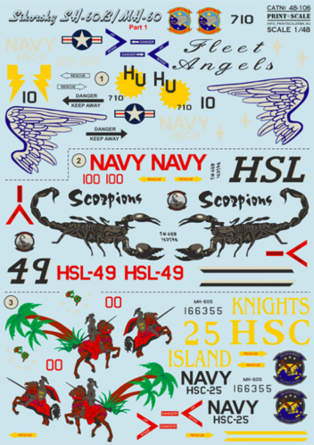 Print Scale 48-106 Sikorsky SH-60B/MH60 Part 1
