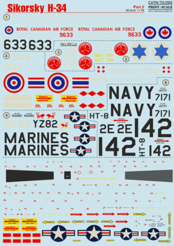 Print Scale 72-092 Sikorsky H-34 Part 2