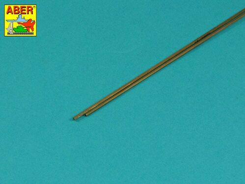 Aber HR-15 Sześciokątne pręty mosiężne 1,5mm długość 245mm (2 sztuki)