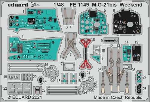 Eduard FE1149 MiG-21bis Weekend EDUARD