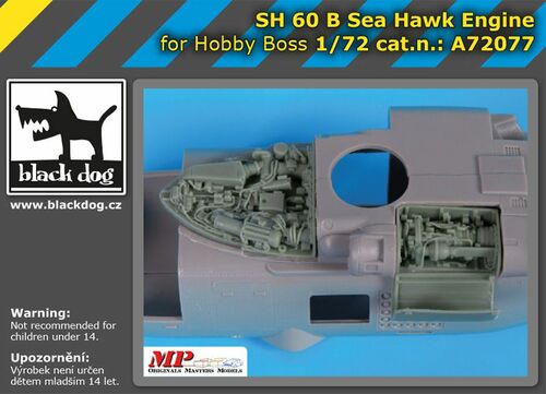 Black Dog A72077 SH-60B Sea Hawk engine for Hobby Boss