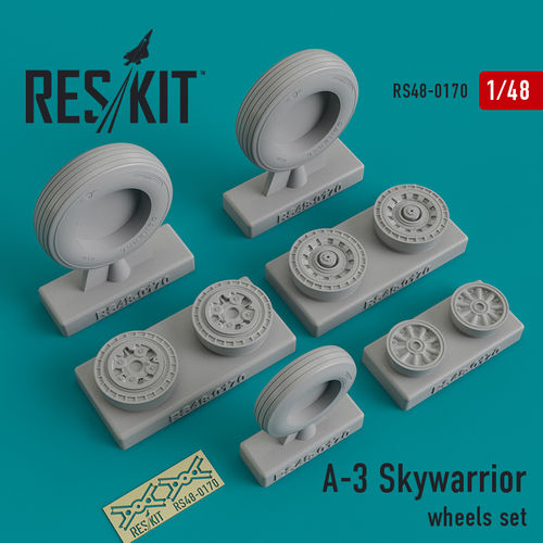 DISCONTINUED RES/KIT 48-0170 A-3 Skywarrior wheels set