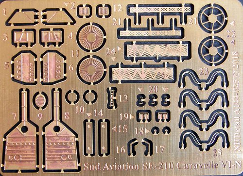 NH Detail A144-025 Sud Aviation SE-210 Caravelle VI-N Detail Set for A Model