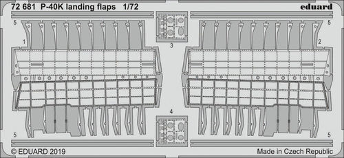 Eduard 72681 P-40K landing flaps SPECIAL HOBBY