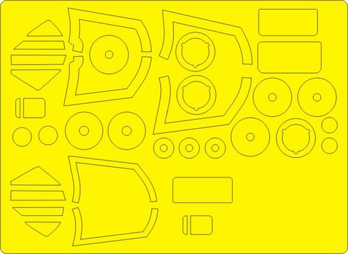 New Ware AM0461 de Havilland D.110 Sea Vixen Faw.2 EXPERT kabuki masks for Trumpeter
