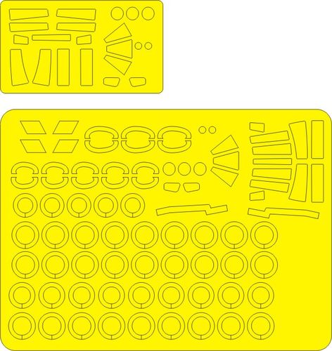 New Ware AM0133 Handley Page Victor B.Mk.2 (BS) EXPERT kabuki masks for Airfix
