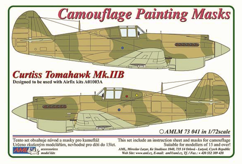 AML M73041 Maska Curtiss Tomahawk Mk.IIB