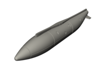 CMK K7355 Mirage F.1 - RPL-201 "Irakien" Centreline tank / for Special Hobby kit