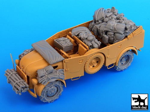 Black Dog T35042 German Steyr 1500Abig accessories set for Tamiya