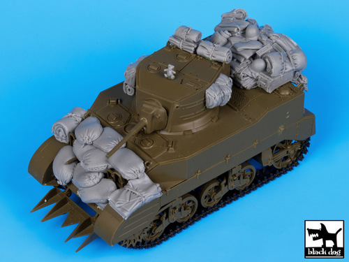 Black Dog T35056 M5A1 accessories set for Tamiya