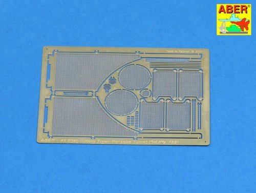 Aber 48A27 Grilles for Sd.Kfz. 182 KING TIGER (Porsche Turret)