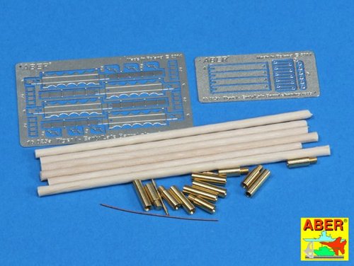 Aber 16025 Barrel cleaning rods with brackets for Tiger I early/late