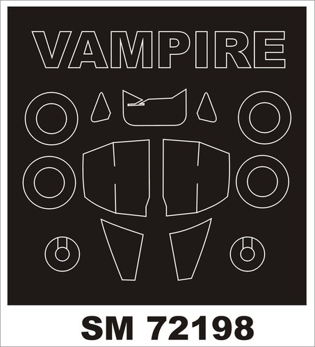 Montex SM72198 Vampire T11 Airfix