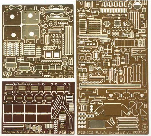 Part P35-125 Pz.Kpfw.IV Ausf.D Dragon