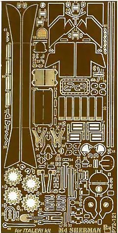 Part P72-121 M4 Sherman Italeri