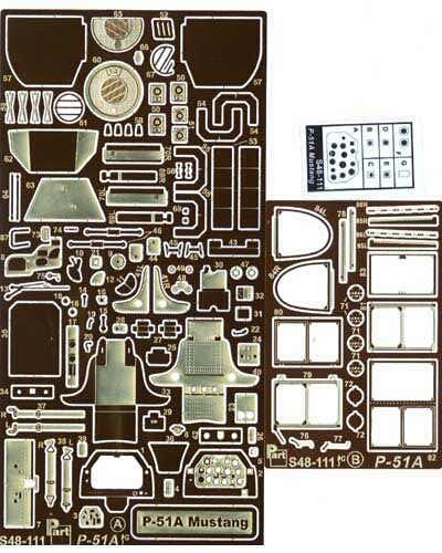 Part S48-111 P-51A Mustang Accurate Miniatures/ICM