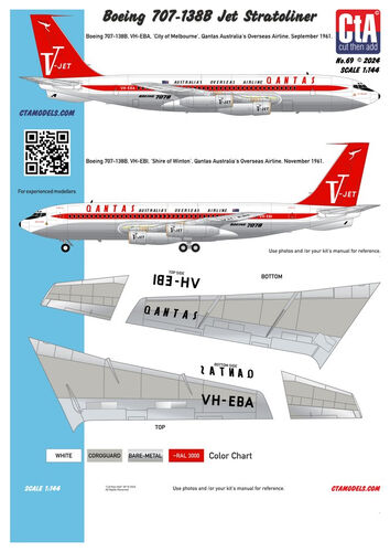 CtA Cut then Add 069 Boeing 707-138B "Qantas"
