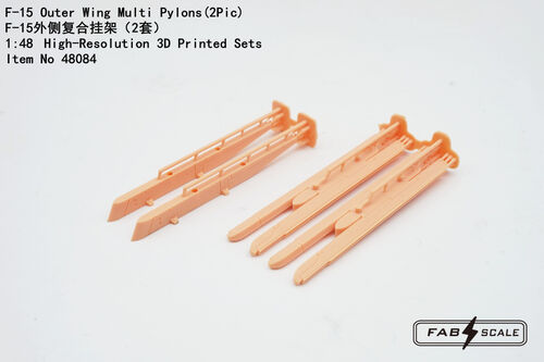 Fab Scale Fa48084 McDonnell Douglas F-15 Eagle - Outer Wing Multi Pylons (2 pcs)