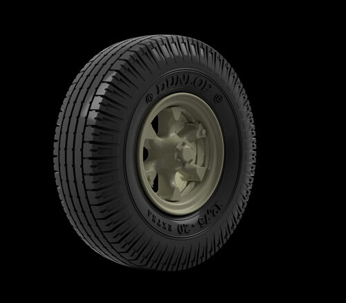 PanzerArt RE35-802 Vomag 8LR 9t Road Wheels (Dunlop)
