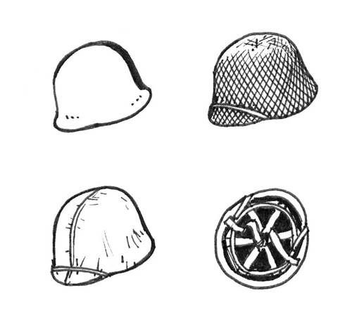 CMK B35083 US WW II Helmets (6 pcs)