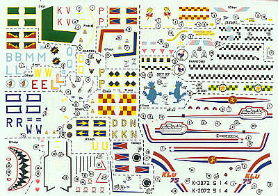 Modeldecal 097 RAF Sabre F.4 and FG.1/FGR.2 Phantom & RNAF NF-5A Decals