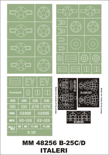 Montex MM48256 B-25C/D Mitchell Italeri 2650