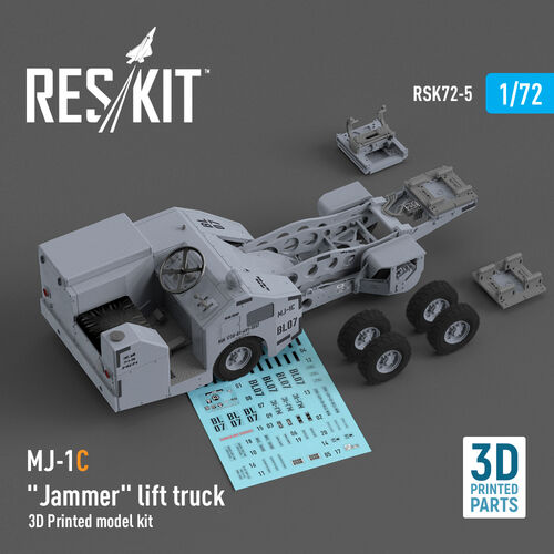 RES/KIT K72-0005 MJ-1C 'Jammer' Lift Truck (3D Printed Model Kit)