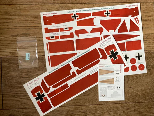 Aviattic ATT32301 Fokker Dr.I 425/17 - Manfred von Richthofen - last version (for Meng kits)