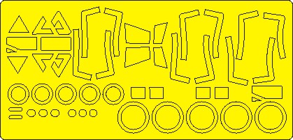 New Ware AM1166 Fairey Gannet AS.1/AS.4 BASIC Kabuki Masks For Airfix A11007 Kit