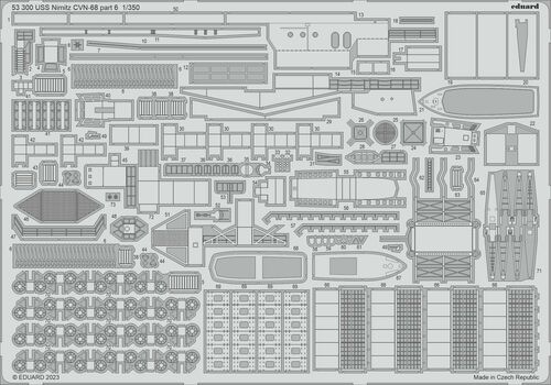 Eduard 53300 USS Nimitz CVN-68 Part 6 TRUMPETER