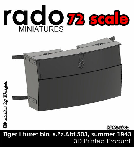 Rado Miniatures 72S02 Tiger I Turret Bin (s.Pz.Abt. 503, Summer 1943)