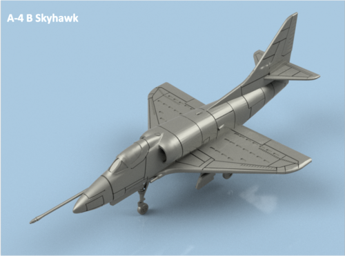 L'Arsenal 2.0 3D700098 A-4 B Skyhawk with weapon (5 planes)
