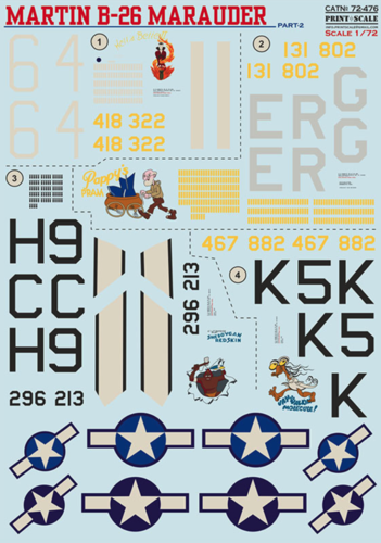 Print Scale 72-476 B-26 Marauder Part 2