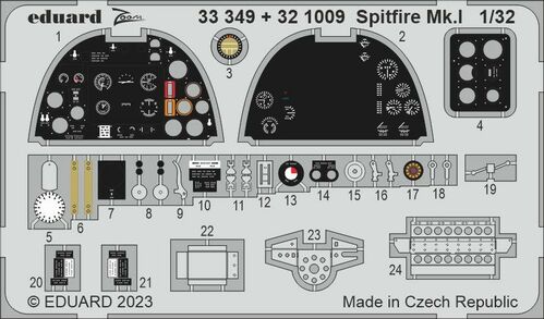 Eduard 33349 Spitfire Mk.I KOTARE