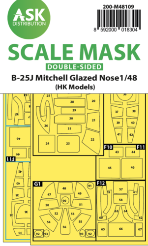 Art Scale Kit M48109 B-25J Mitchell double-sided