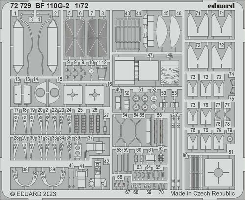 Eduard 72729 Bf 110G-2 EDUARD