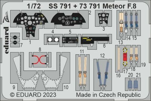 Eduard 73791 Meteor F.8 AIRFIX