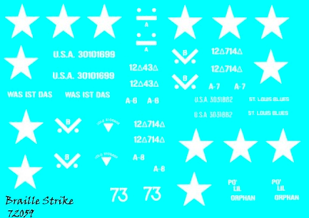Braille Strike 72059 Sherman 12th Armored