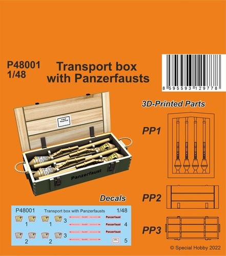 CMK P48001 Transport box with Panzerfausts
